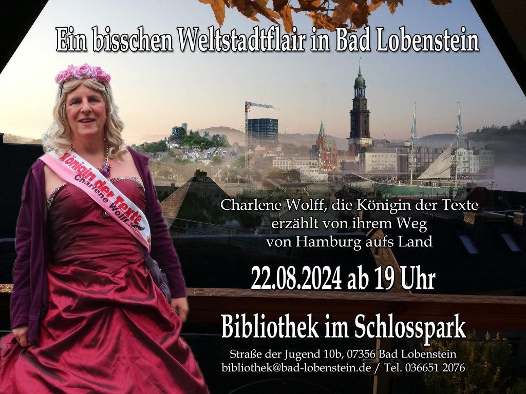 Ein bisschen Weltstadtflair in Bad Lobenstein – Charlene Wolff, die ...